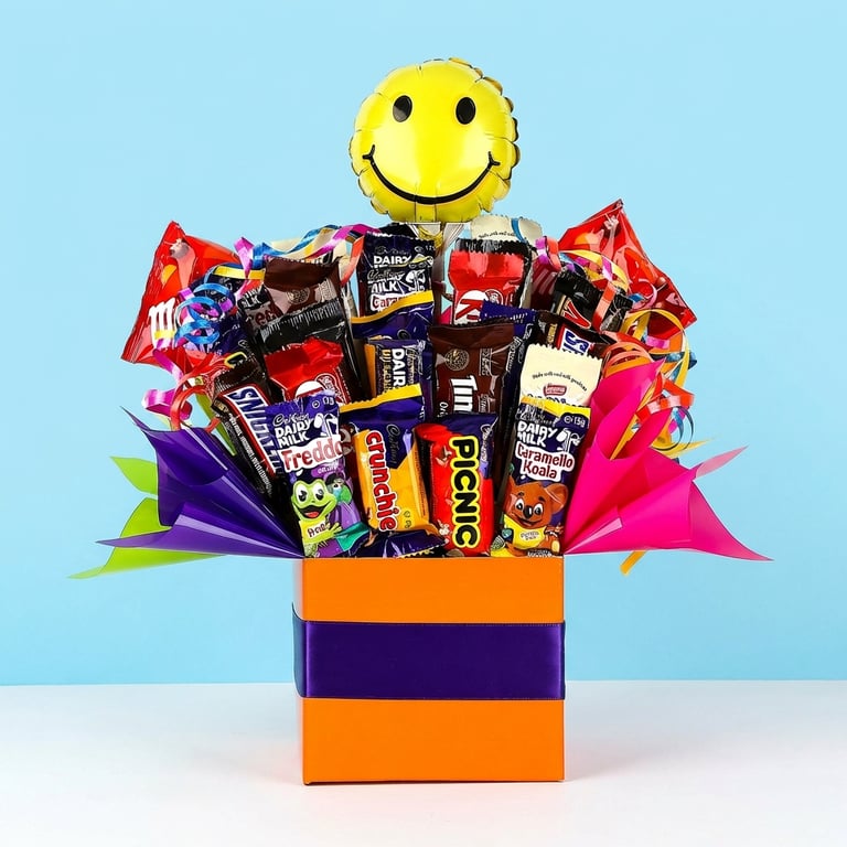 Party Box Chocolate Bouquet – Gift Basket